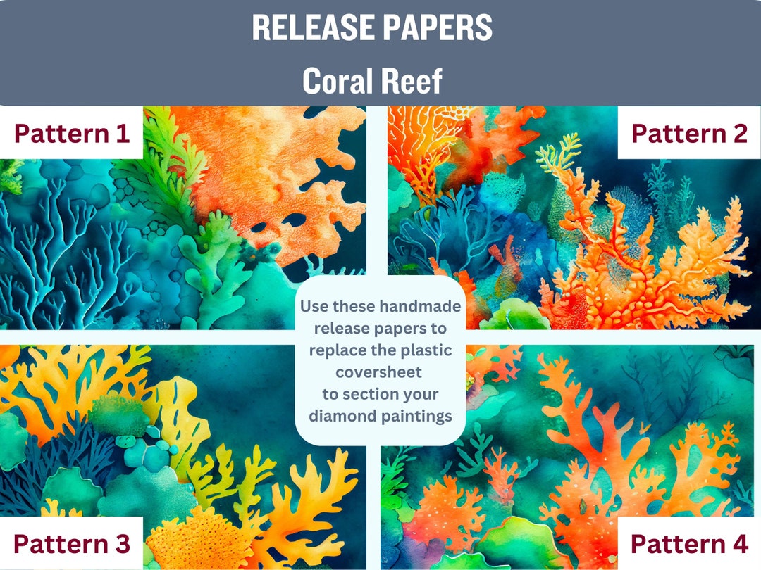Release Papers - Coral Reef - Etsy