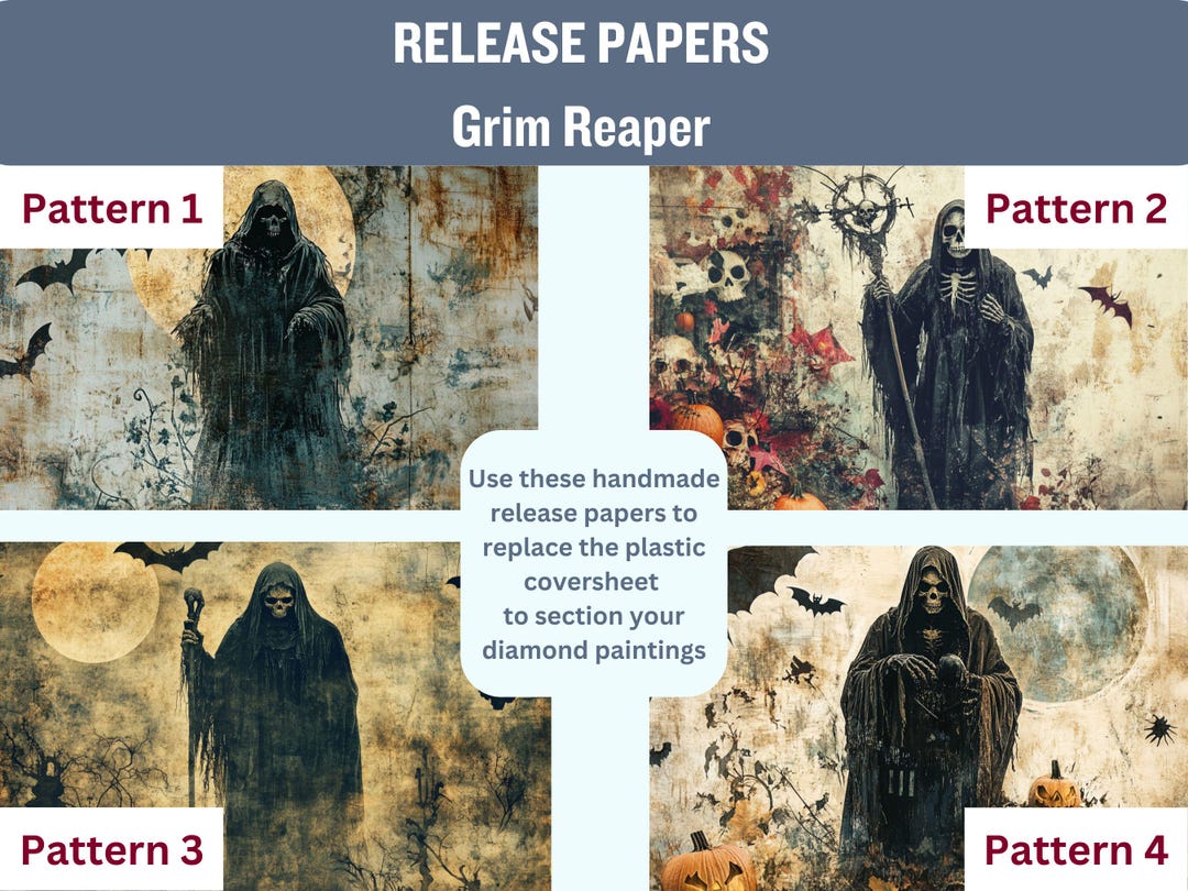 Release Papers Grim Reaper Release Paper - Etsy