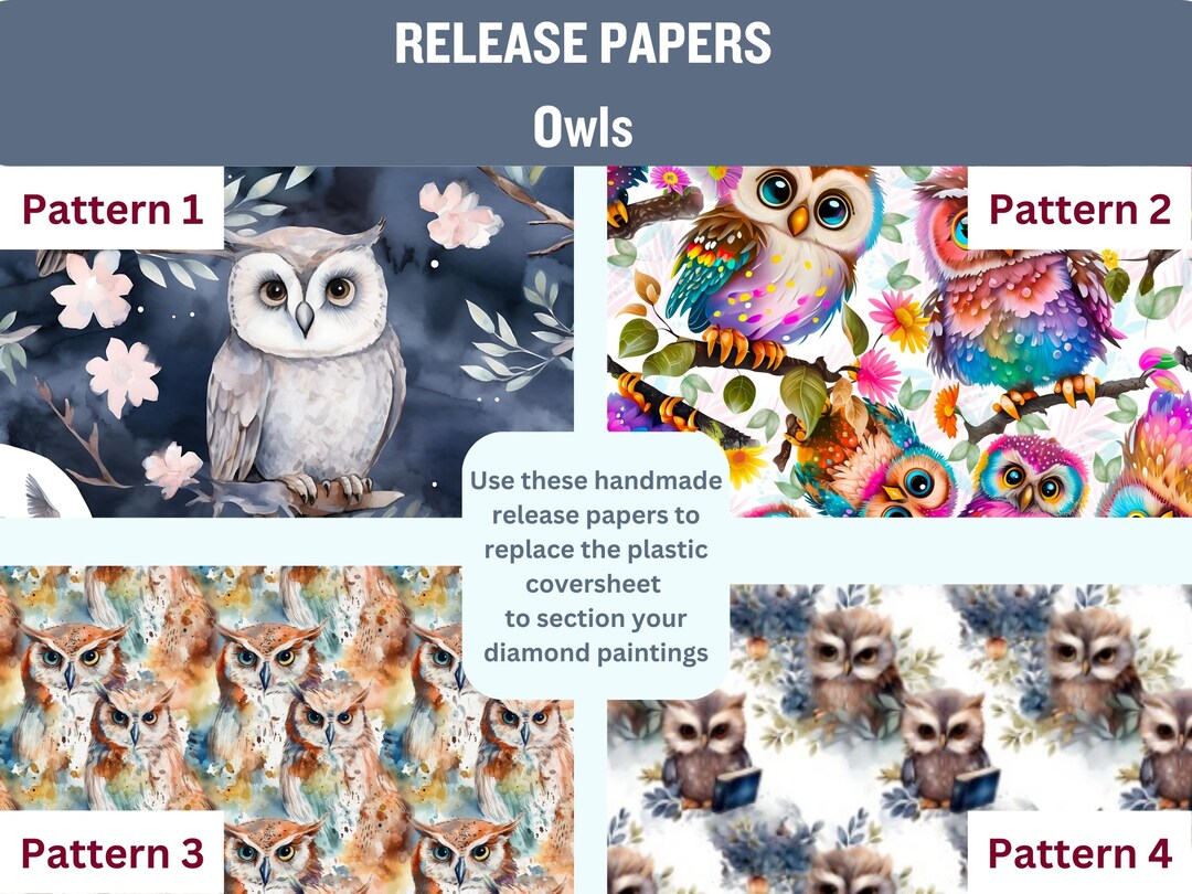 Release Papers Owls - Etsy