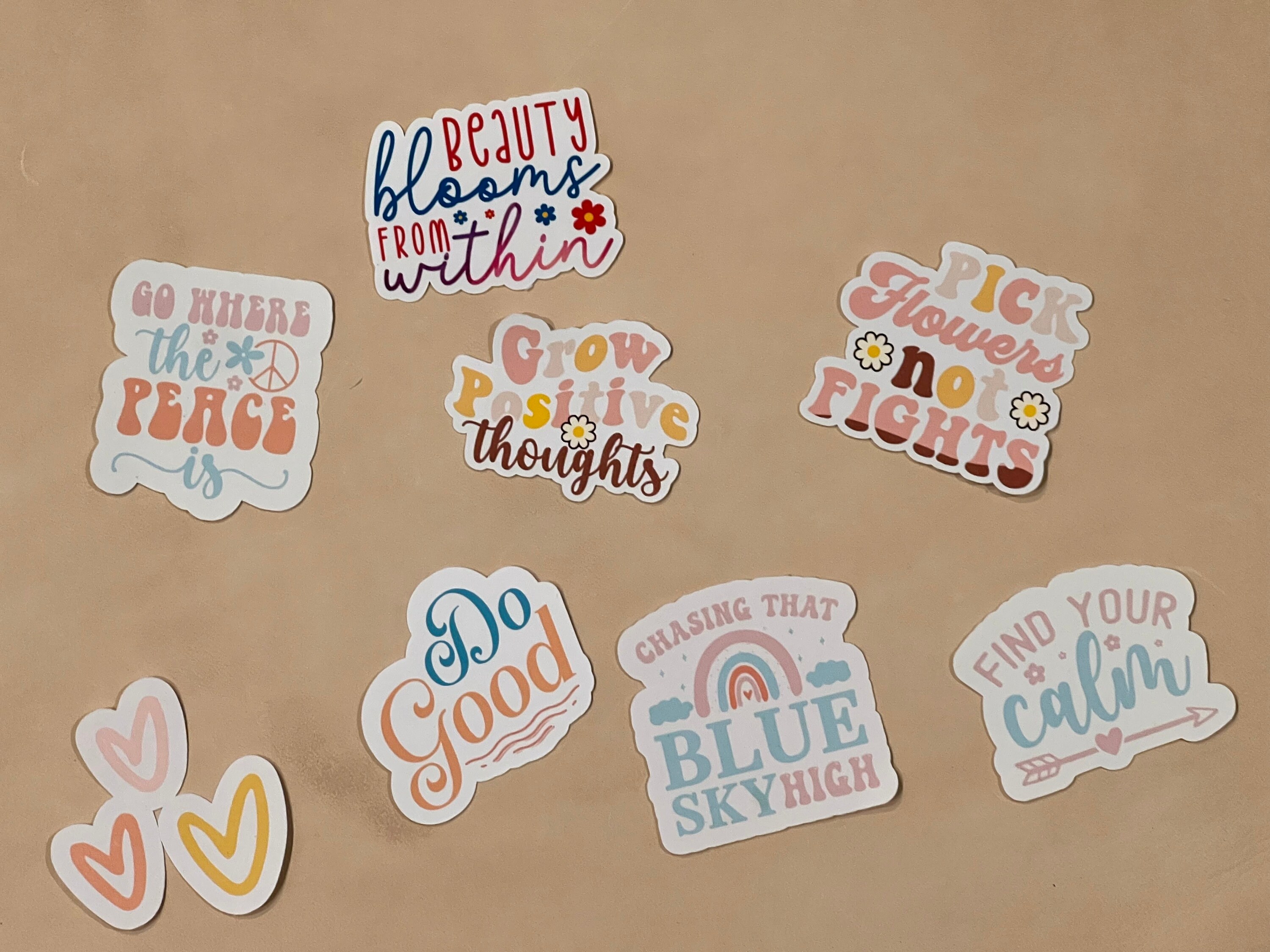 Waterproof Stickers Custom Stickers Inspirational Stickers Vinyl ...