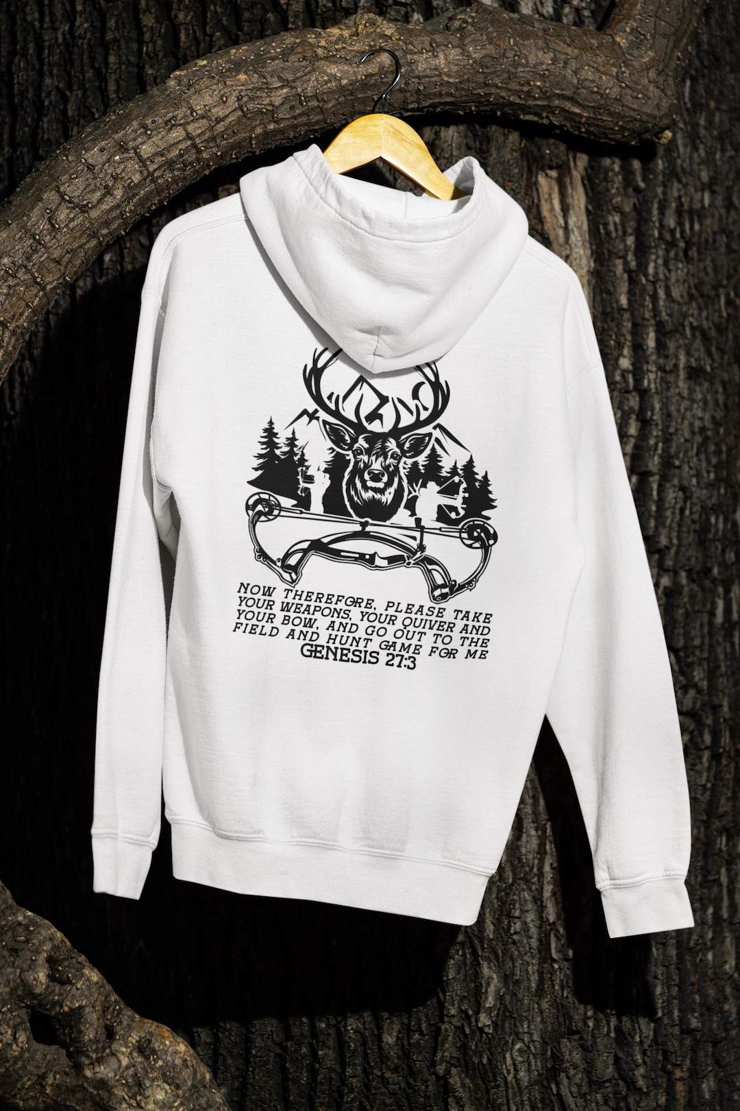 Bow Hunting Hoodie - Deer Hunter Shirts, Archery Outdoor Sports Gift ...