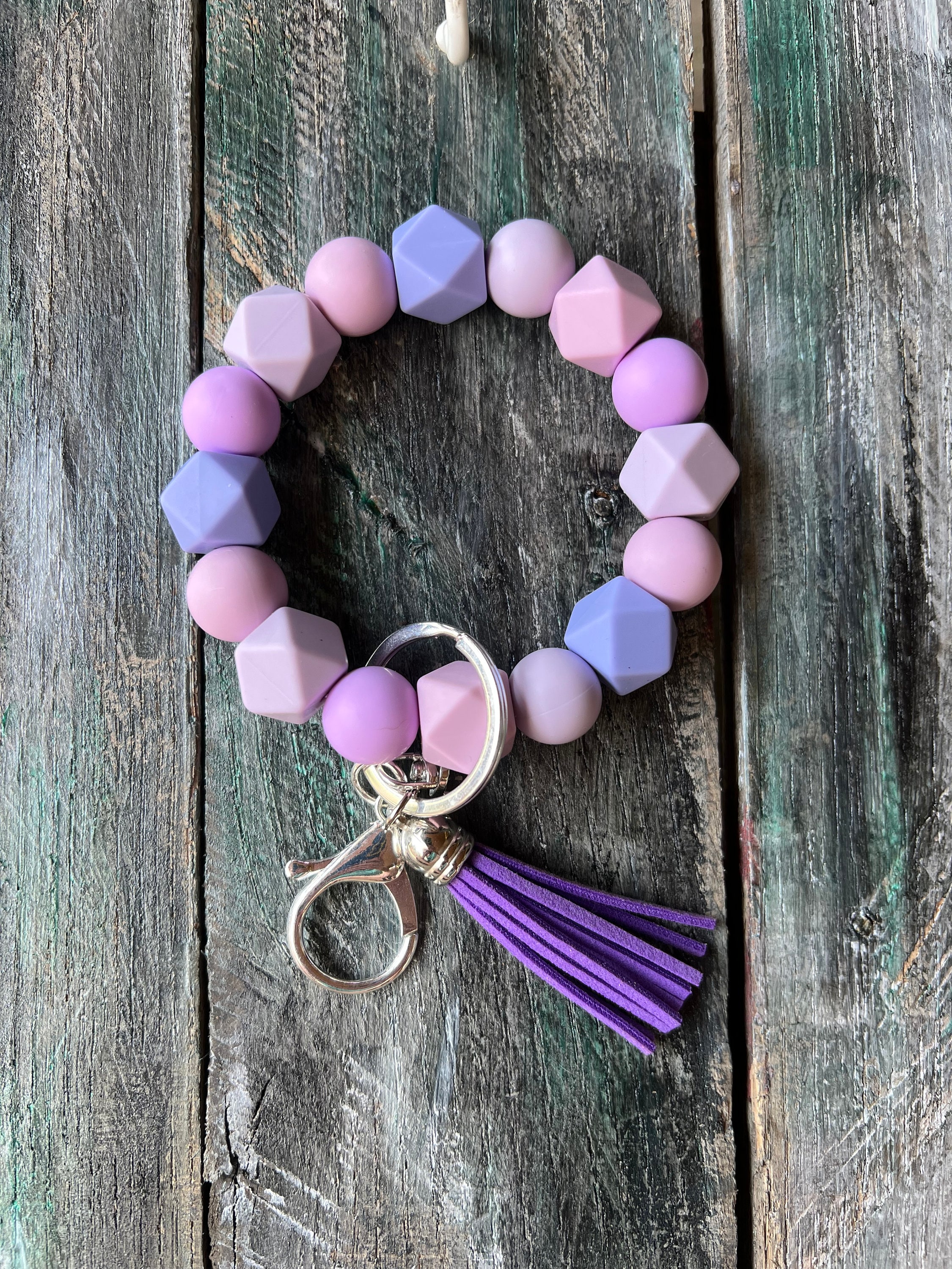 Wristlet Keychain Beaded Wristlet Custom Keychain Colorful Beaded ...