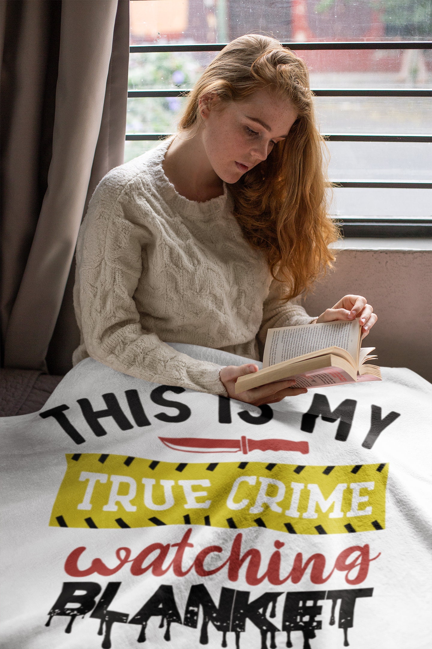 True Crime Blanket Plush Throw Crime Lover Blanket - Etsy