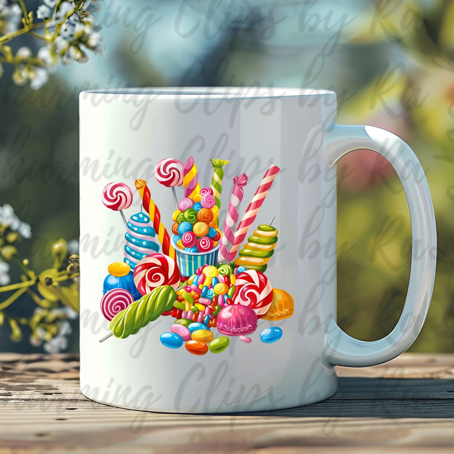 Candyland Clipart, Sweets PNG Bundle, Candy Sublimation, Candy Shop ...