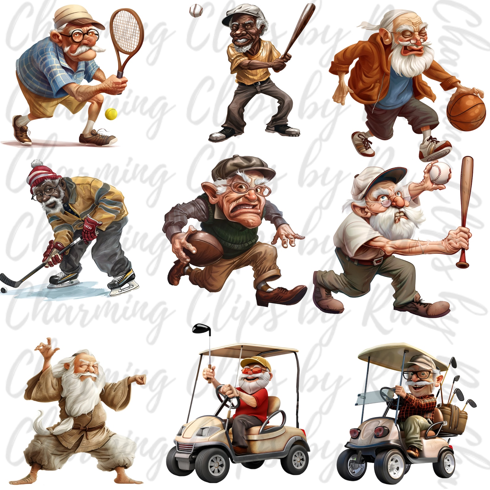 Funny Old Man Clipart, Elderly Clipart, Grandpa Clipart, Grandfather ... Funny Old Man Clipart, Elderly Clipart, Grandpa Clipart, Grandfather ...