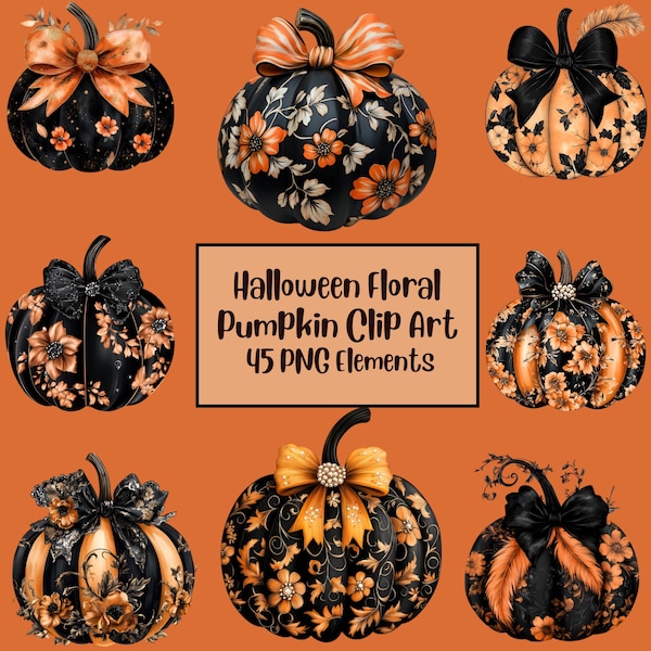 Halloween Clipart Bundle, Cute Halloween Characters, Halloween Cuteness ...