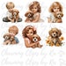 Cavapoo Clipart | Dog Graphics | Dogs Illustrations | Dog Clipart ...
