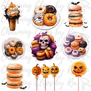 Halloween Sweets Clipart, Candy Clipart, Halloween Treats, Candyland ...