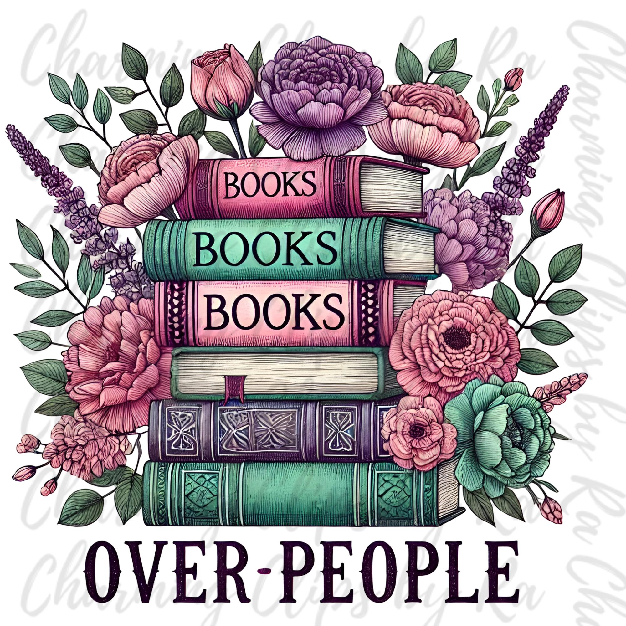 I Like Books More Than People PNG, Book Png, Reading Png, Digital ...