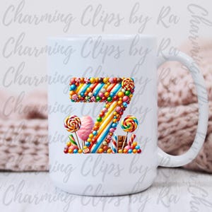 Candyland Clipart, Candyland Numbers, Birthday Sweets, Candy Shop ...