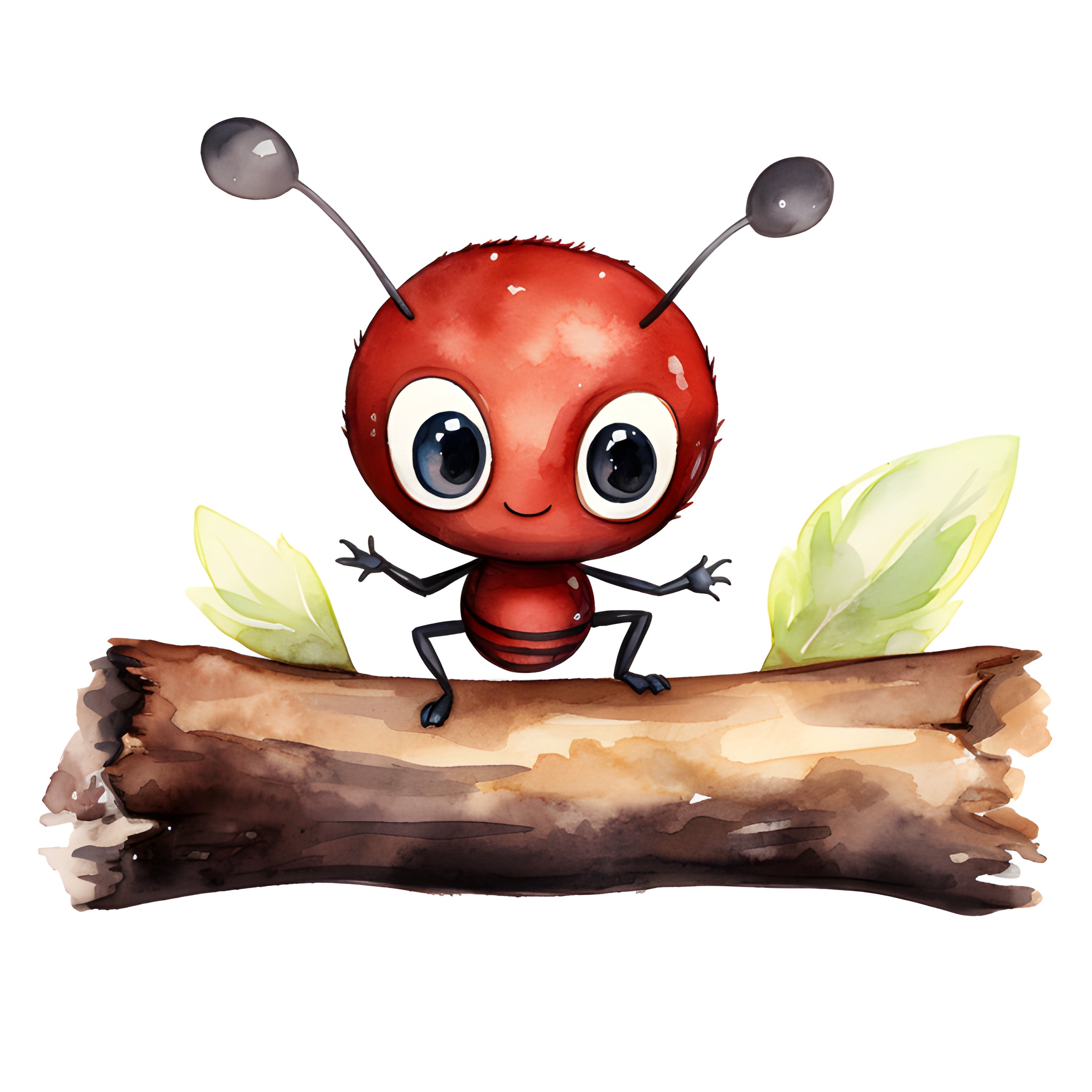 Watercolor Clipart Ant, Sublimination, Ant PNG, Children, Kids, Cute ...