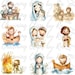 Bible Stories Clipart Bundle, Christianity Clipart, Biblical Characters ...