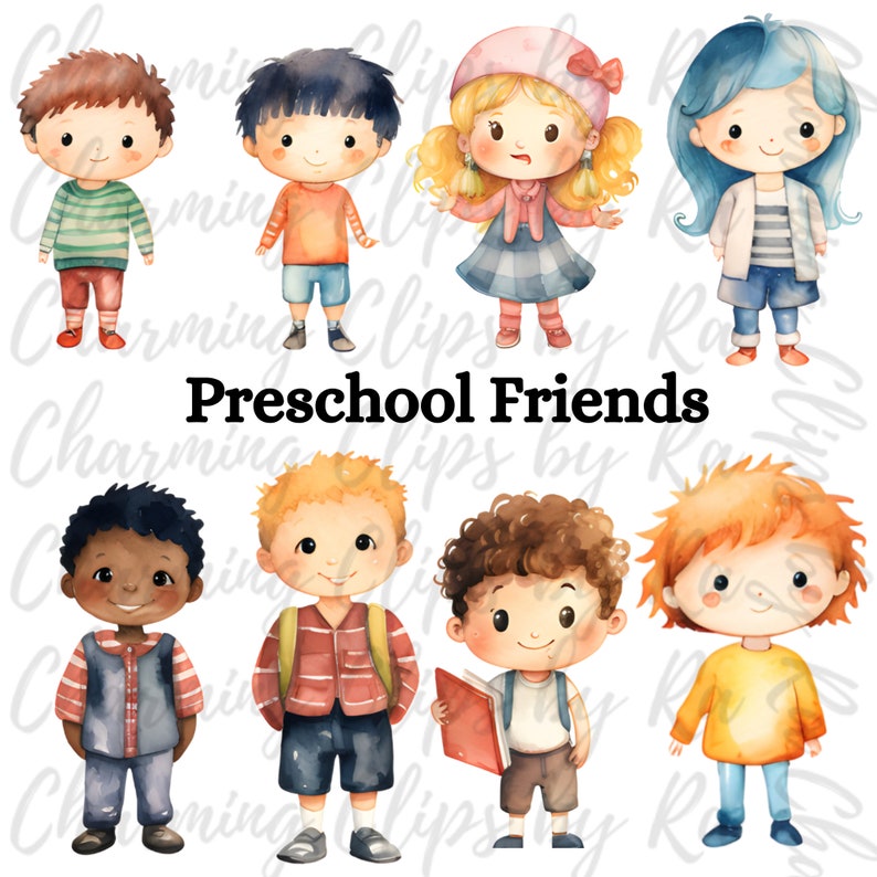 Preschool Clipart, School Kids, Education Clipart, Playground Fun ...