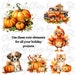 Fall Vibe Clipart, Autumn Clipart, Fall Floral, Fall Wreath, Autumn ...