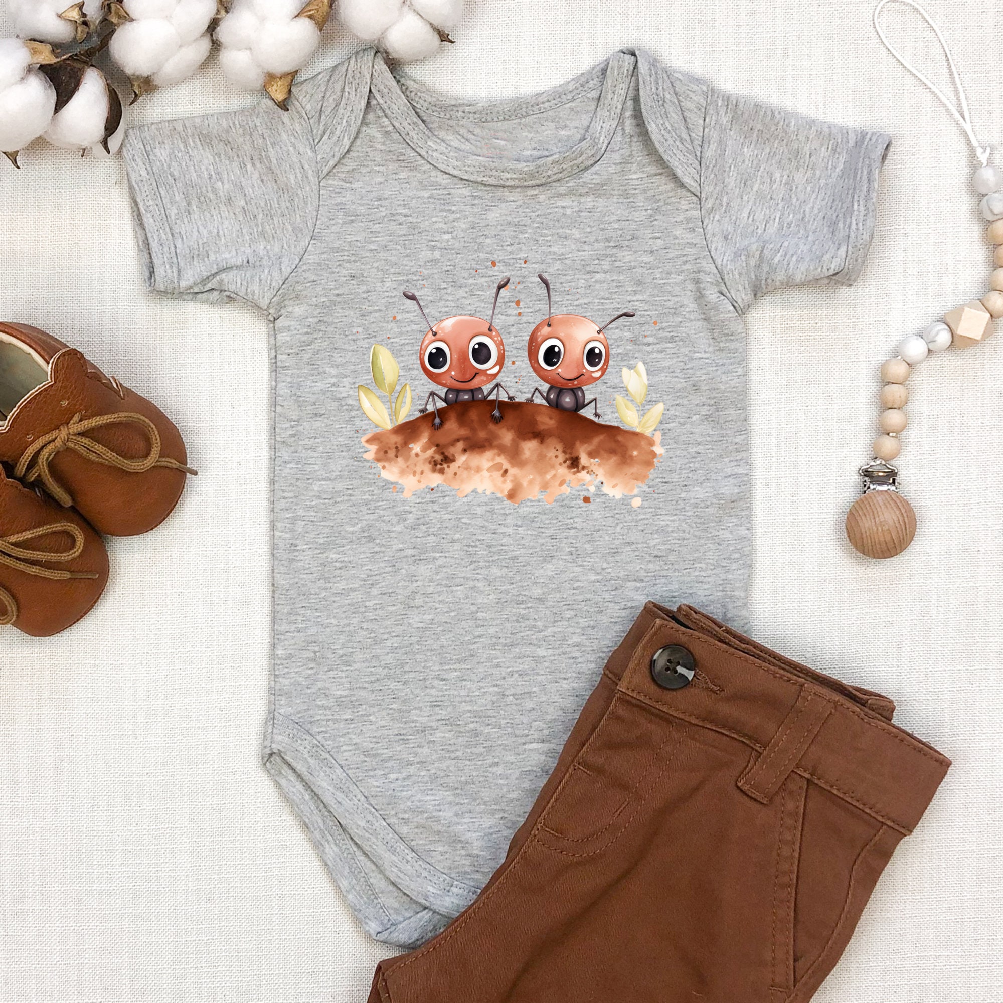 Watercolor Clipart Ant, Sublimination, Ant PNG, Children, Kids, Cute ...