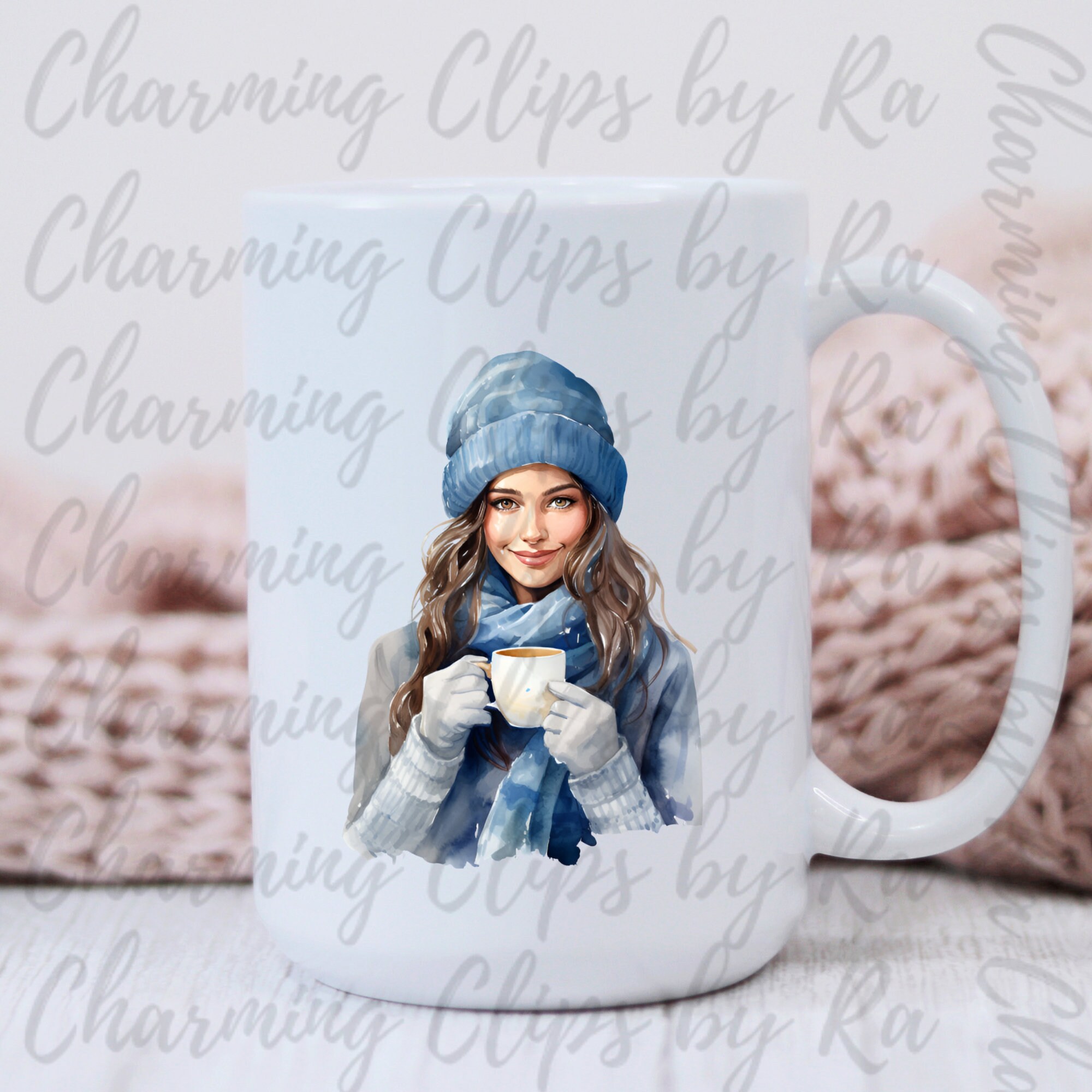 Watercolor Winter Clipart, Holiday Clipart, Winter Woodland, Animals ...