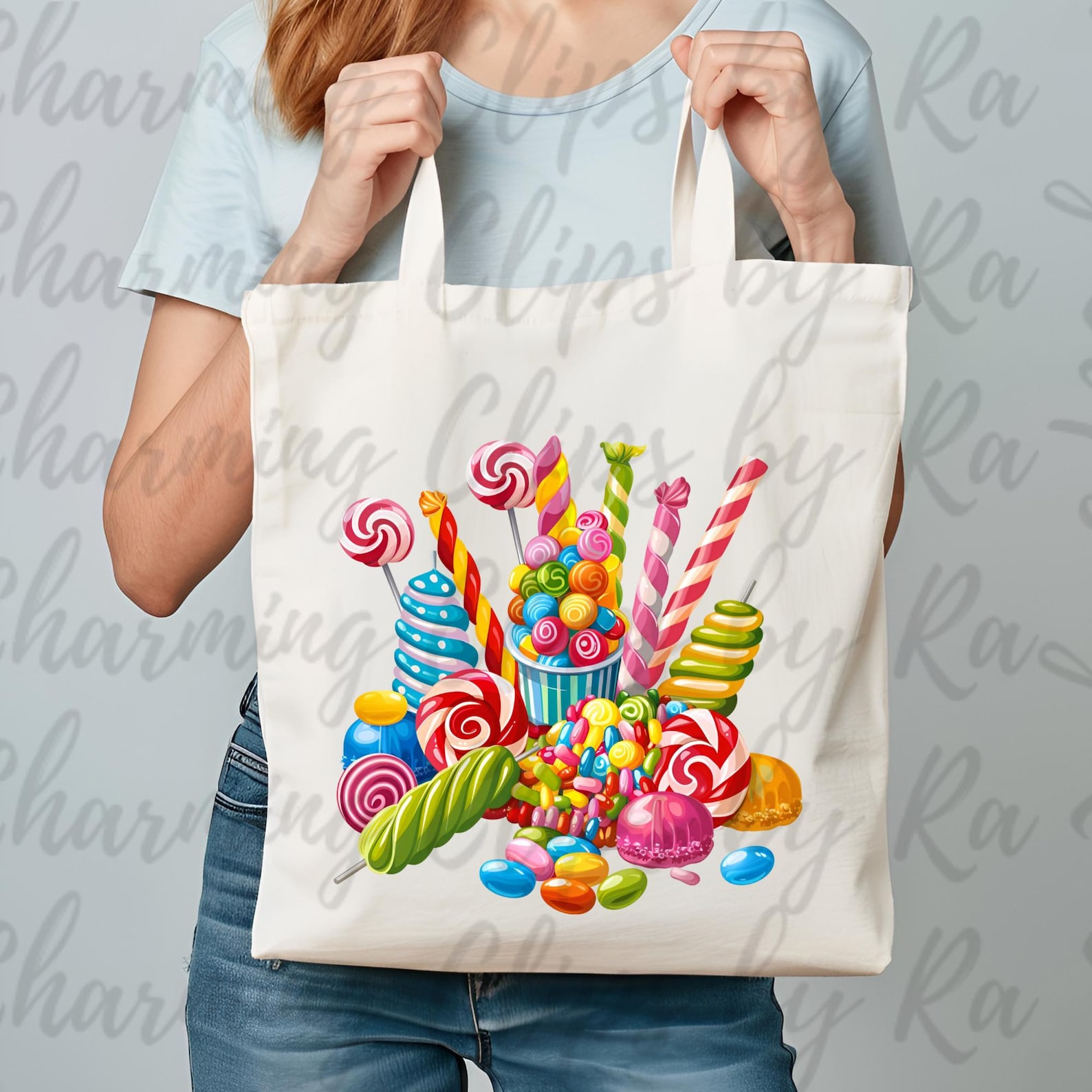 Candyland Clipart, Sweets PNG Bundle, Candy Sublimation, Candy Shop ...