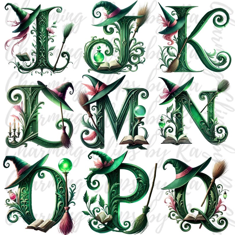 Alphabet Letter Png, Witch Alphabet Letters, Fancy Alphabet ...