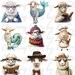 Quirky Sheep Clipart Bundle, Funny Farm Animal Graphics, Cute and Funny ...
