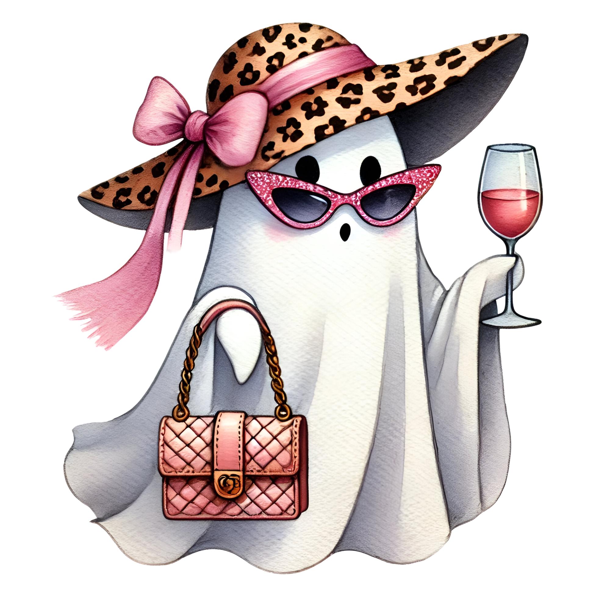 Boujee Ghost PNG, Coquette Halloween, Spooky Season, Halloween Mama ...