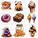 Halloween Sweets Clipart, Candy Clipart, Halloween Treats, Candyland ...