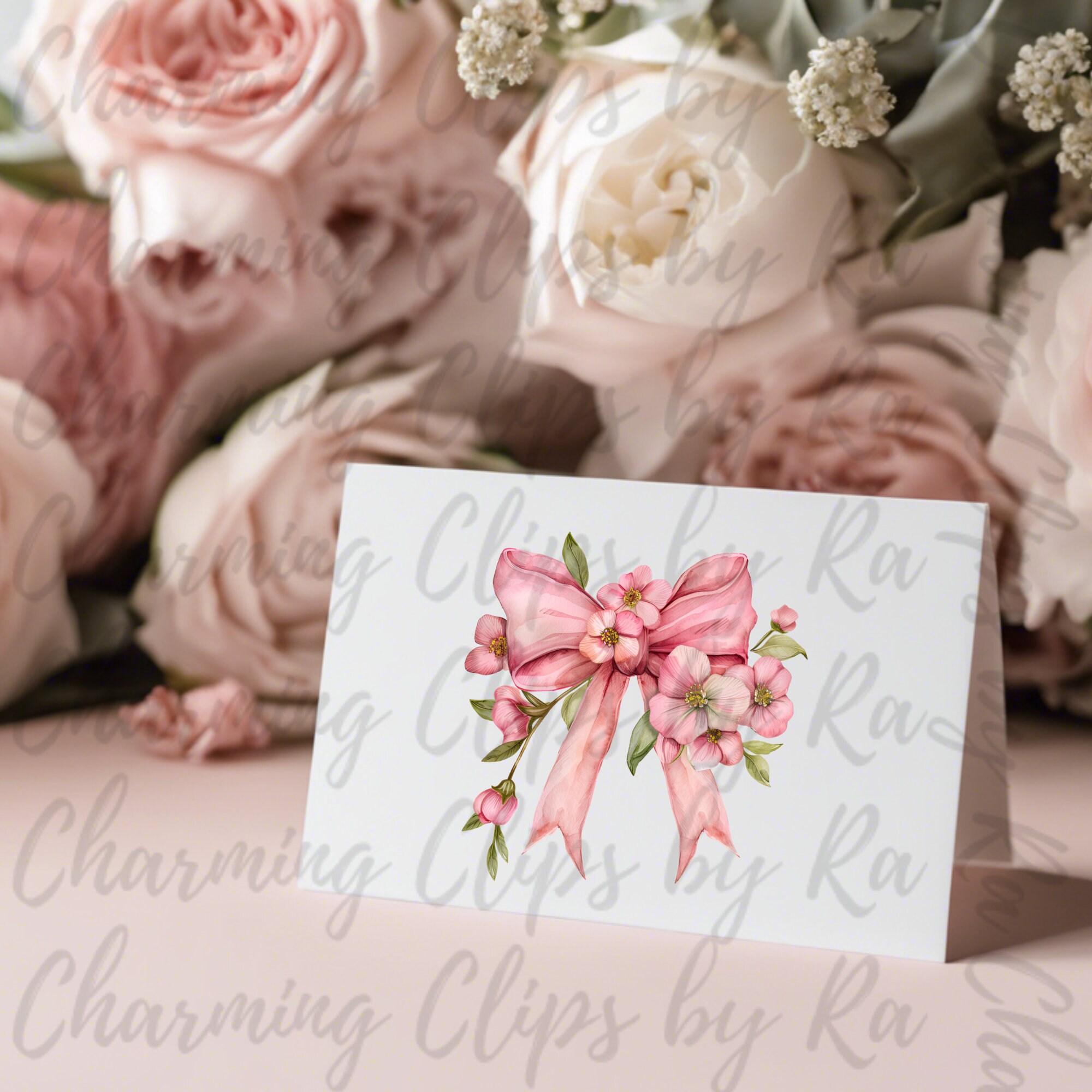 Coquette Bows Coquette Clipart Coquette Room Decor Aesthetic Pink Bows ...