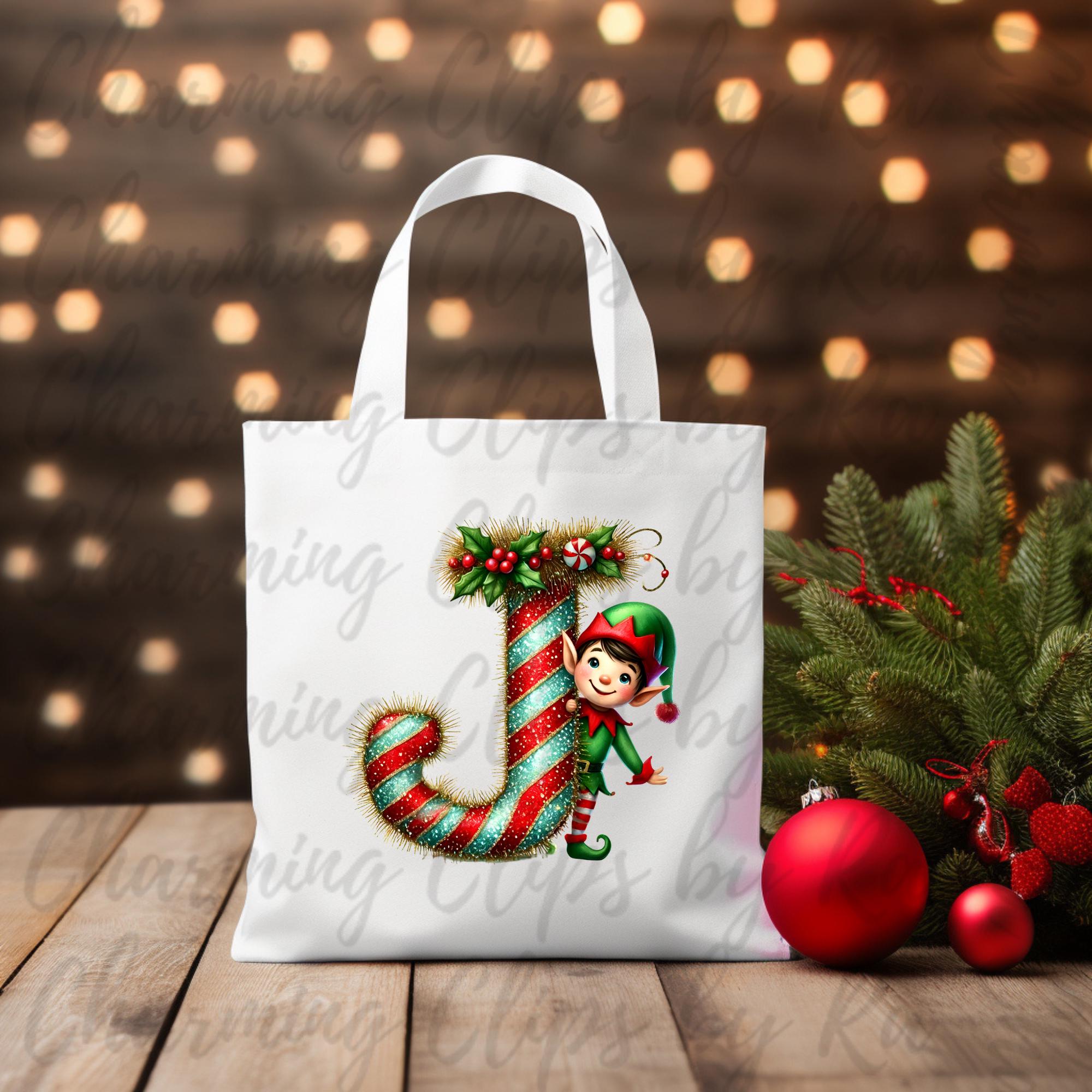 Christmas Alphabet PNG Bundle, Elf Letters PNG, Christmas Letters PNG ...