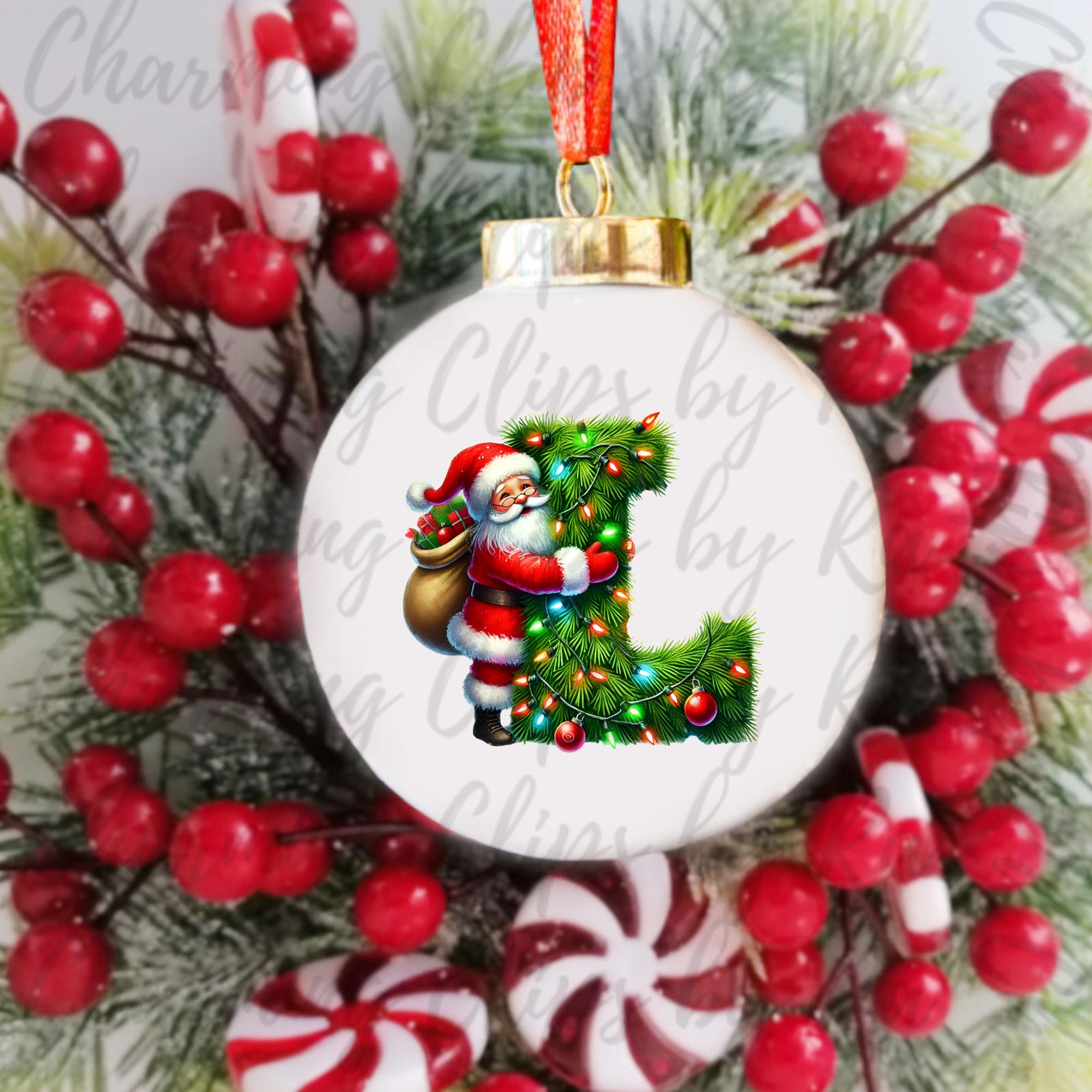 Christmas Alphabet PNG, Santa Letters Clipart, Santa Alphabet ...