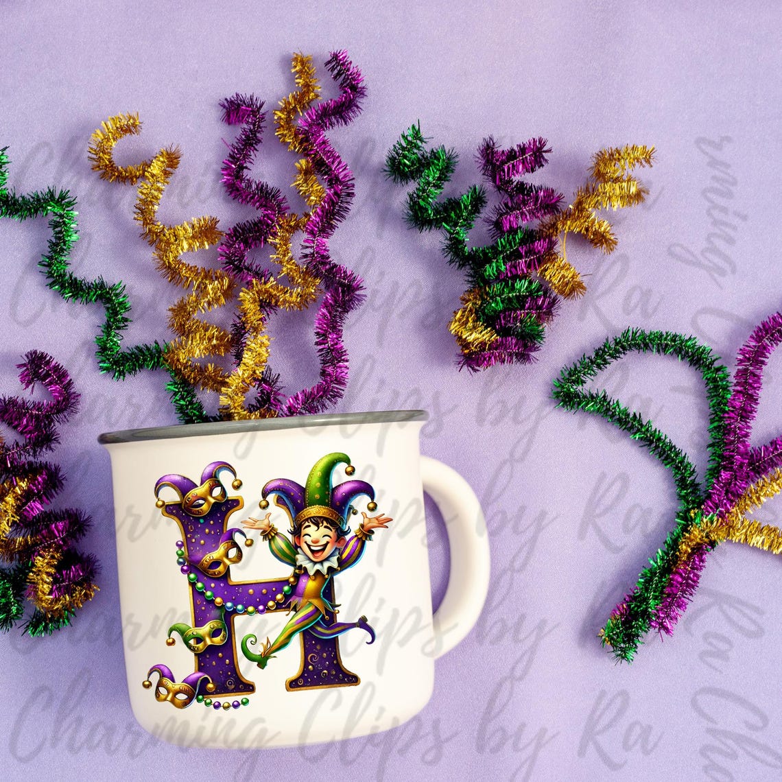 Mardi Gras Alphabet PNG, Mardi Gras Letters, Monogram PNG, Sublimation ...