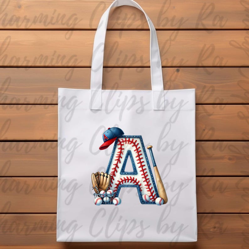 Baseball Alphabet Clipart, Baseball Clipart Bundle, Baseball Alphabet ...