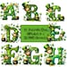 St. Patrick's Day Alphabet PNG Bundle, Shamrock Letters, Leprechaun PNG ...