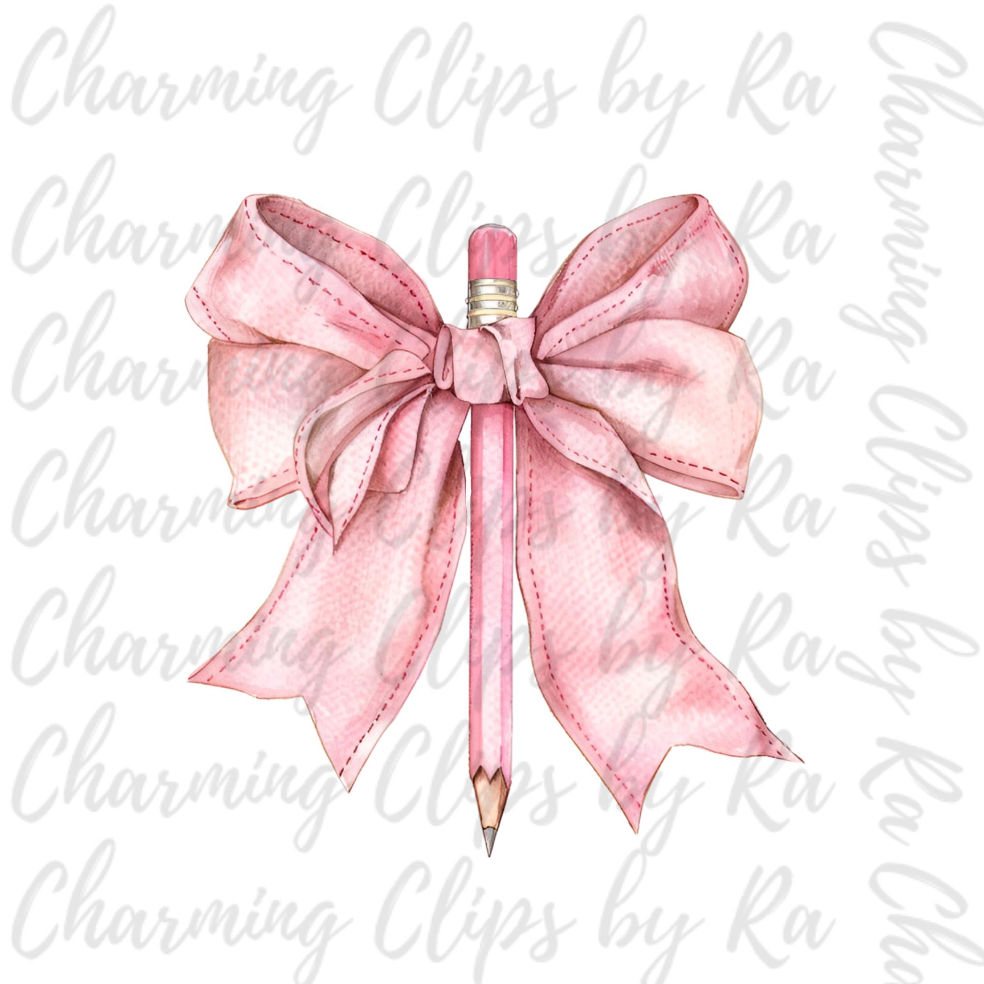 Teacher Coquette Pencil Bundle Png, First Grade, Coquette Pencil Png ...