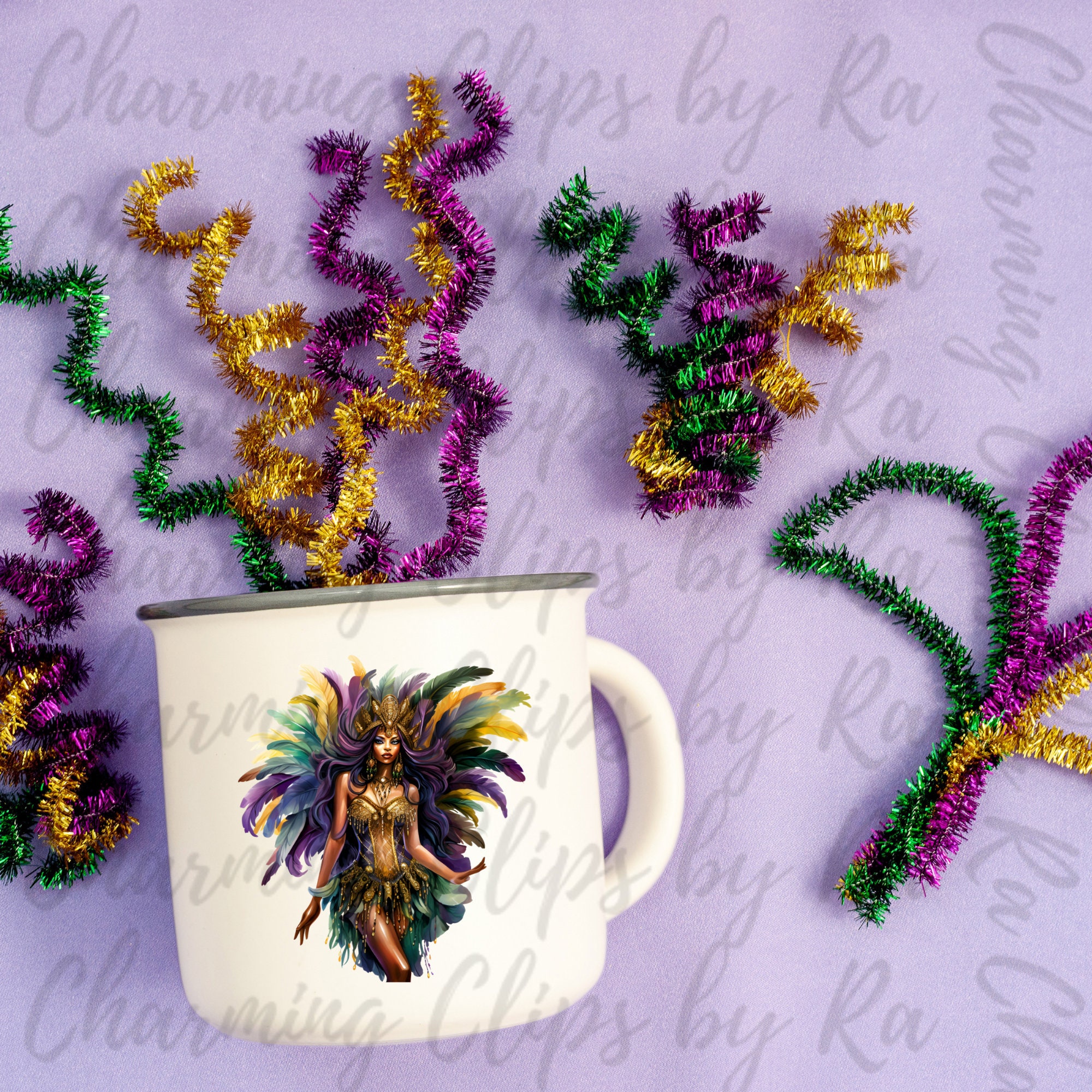 Mardi Gras Black Woman Watercolor Clipart, Mardi Gras Mask PNG ...