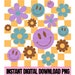 Checker Board Smiley Faces PNG - Etsy