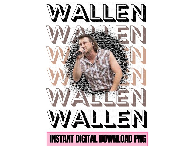 Morgan Wallen Leopard Print PNG - Etsy
