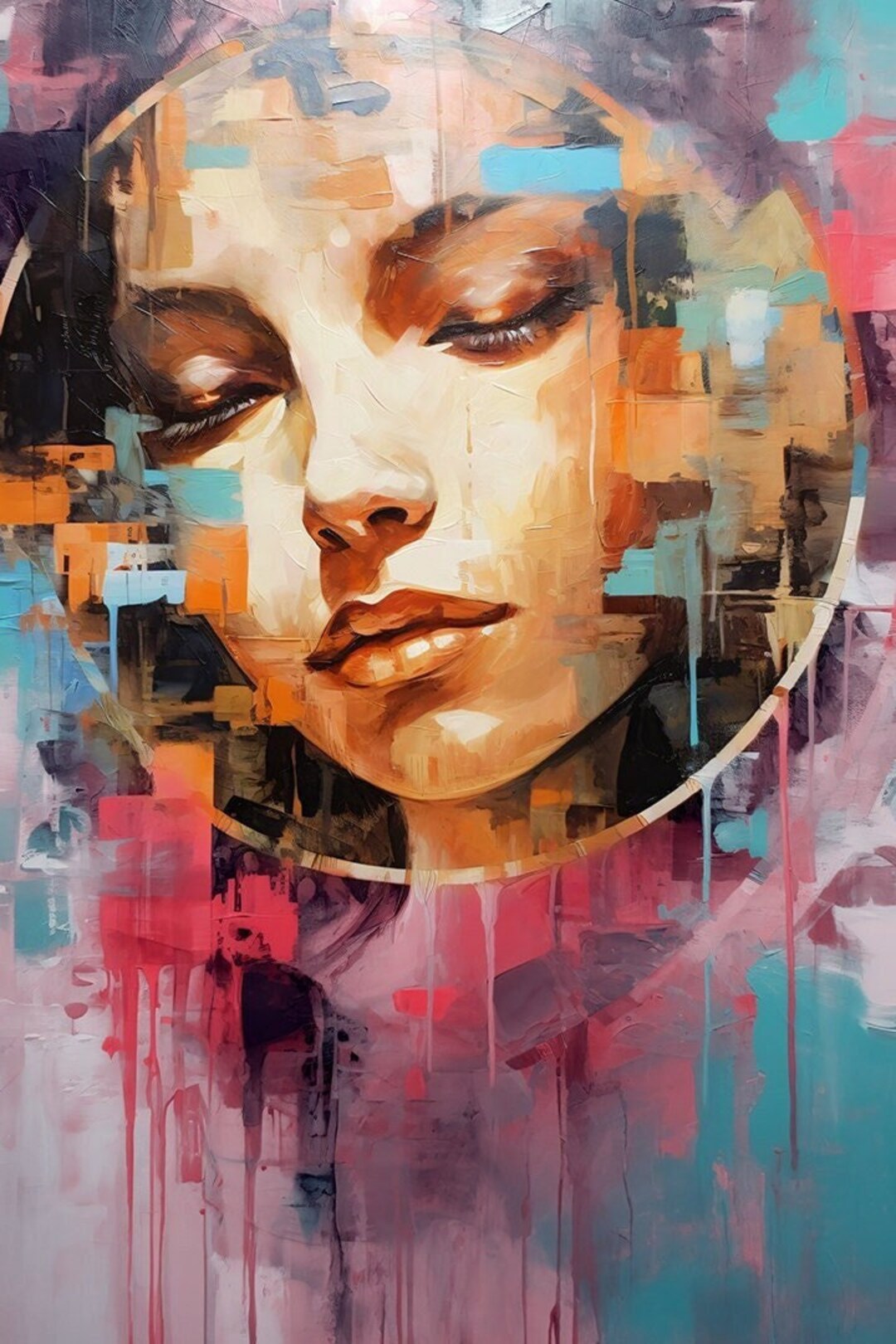 Enso Synesthésie - Abstract Wall Art Print, Emotional Wall Decor ...