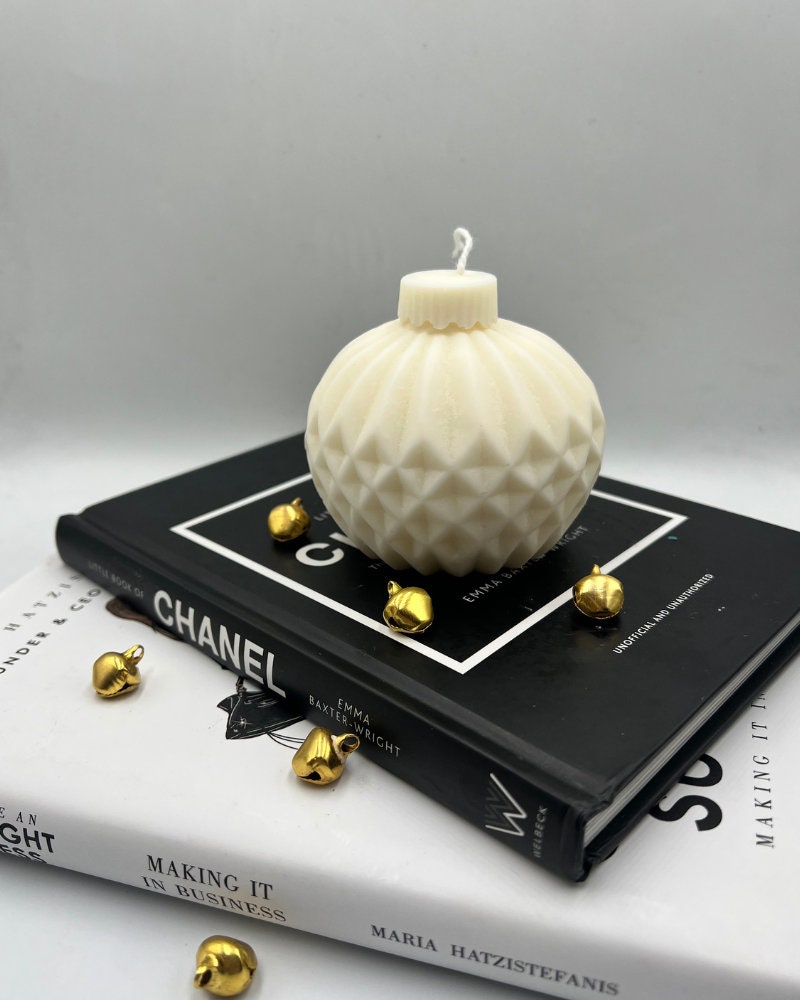 Ball Christmas Candle - Etsy