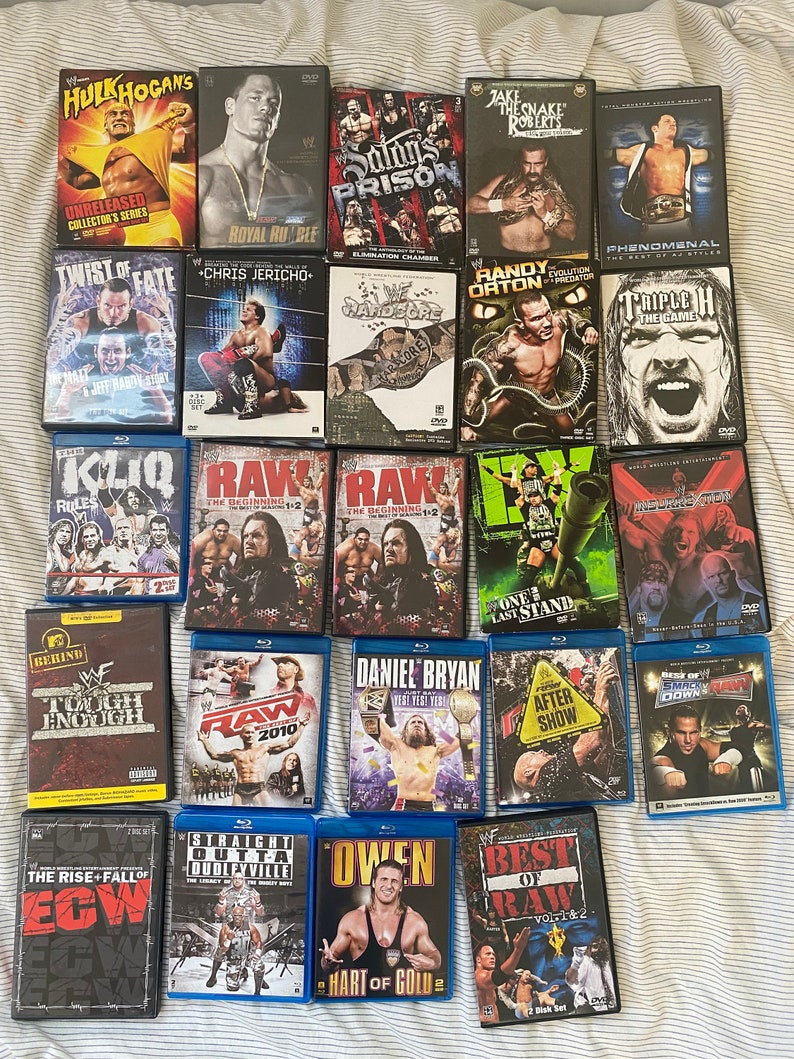 23 Rare WWE Dvd Lot Blu-ray Included - Etsy