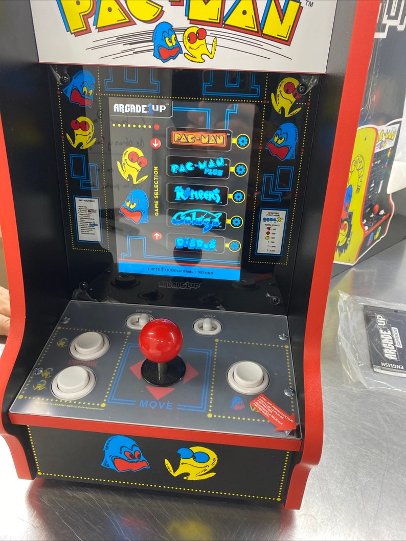 Rare Pac Man Arcade1up Counter Arcade Game With Original Box - Etsy