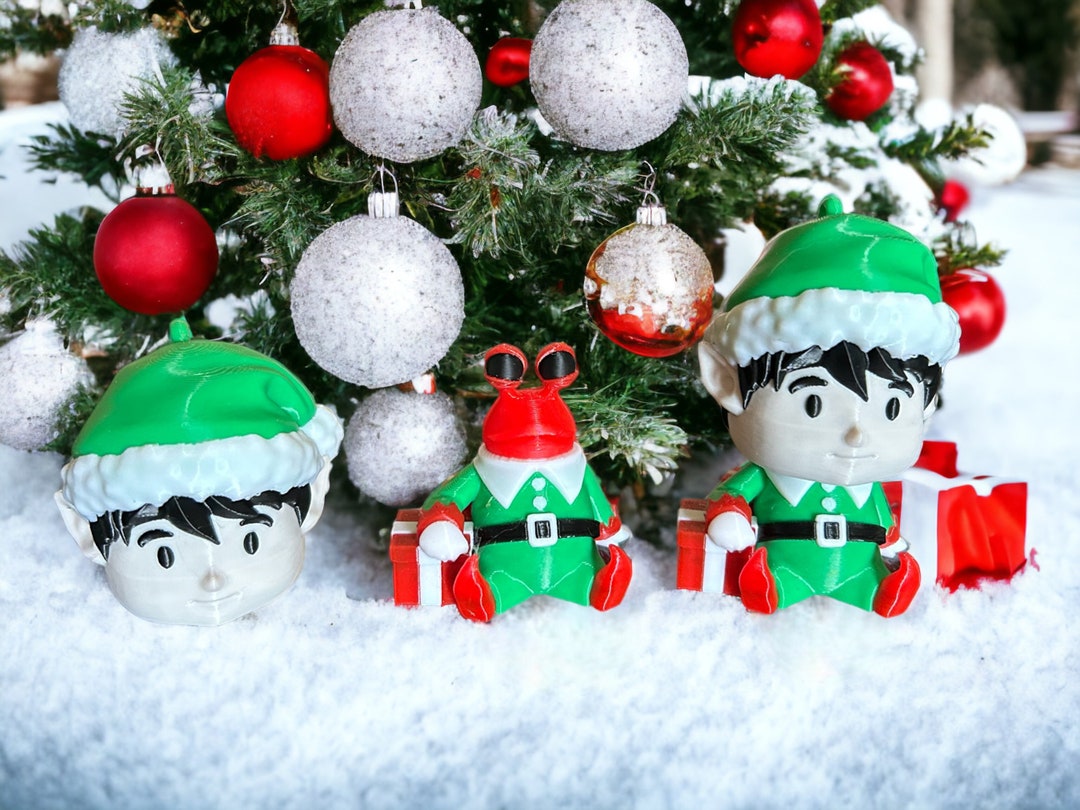 Extraterrestrial Disguised as Elf Ornament - Etsy