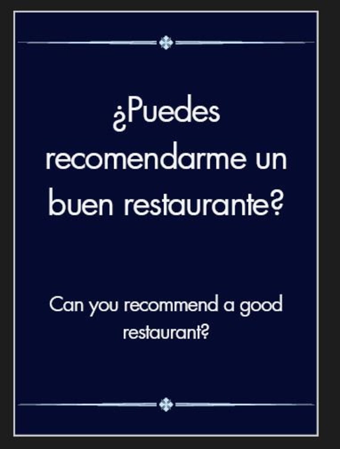 897 Spanish to English Translation Cards, Spanish to English Phrases ...