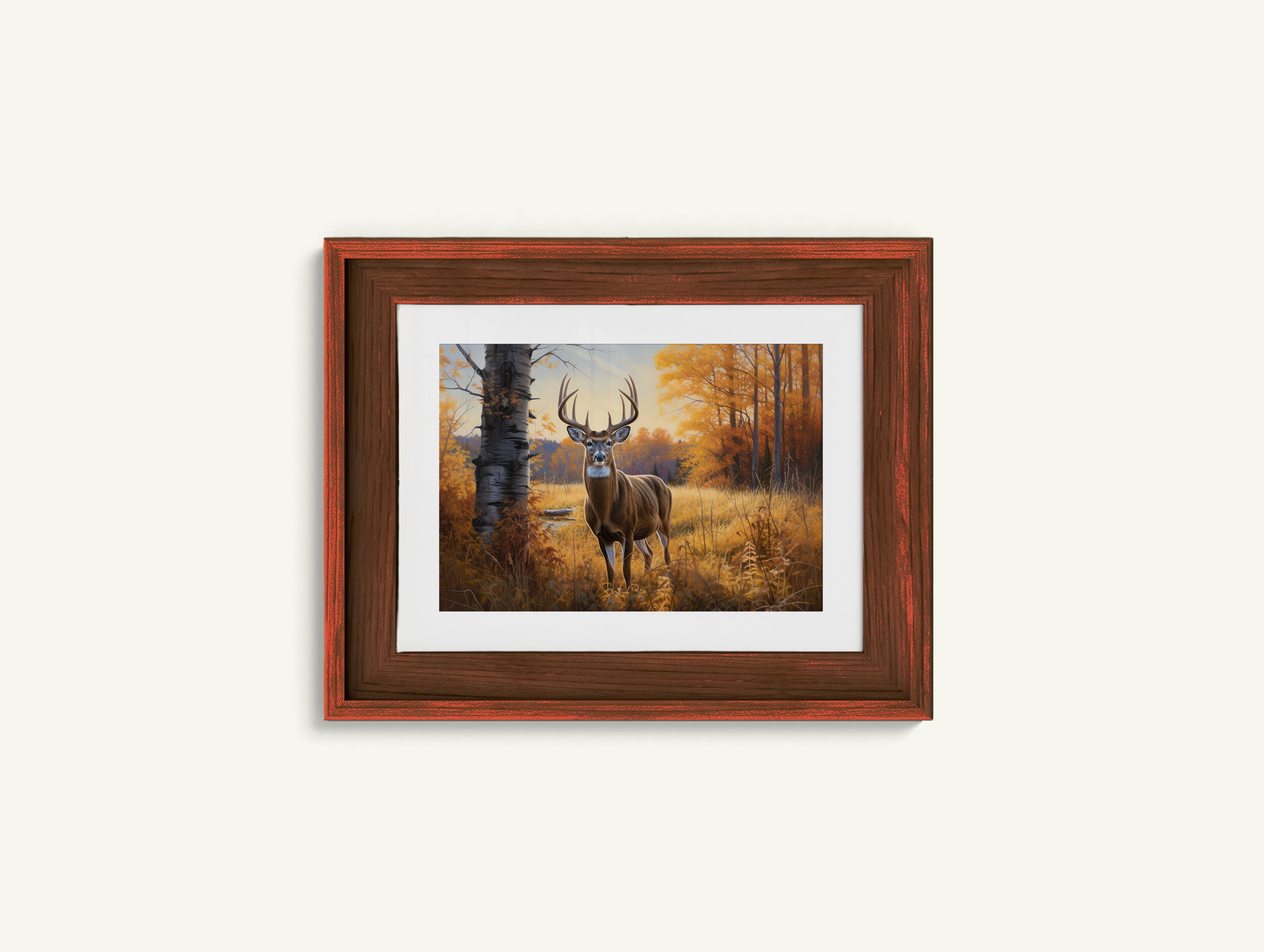 Whitetail Deer Wall Art, Printable Deer Décor, Digital Download Wall ...