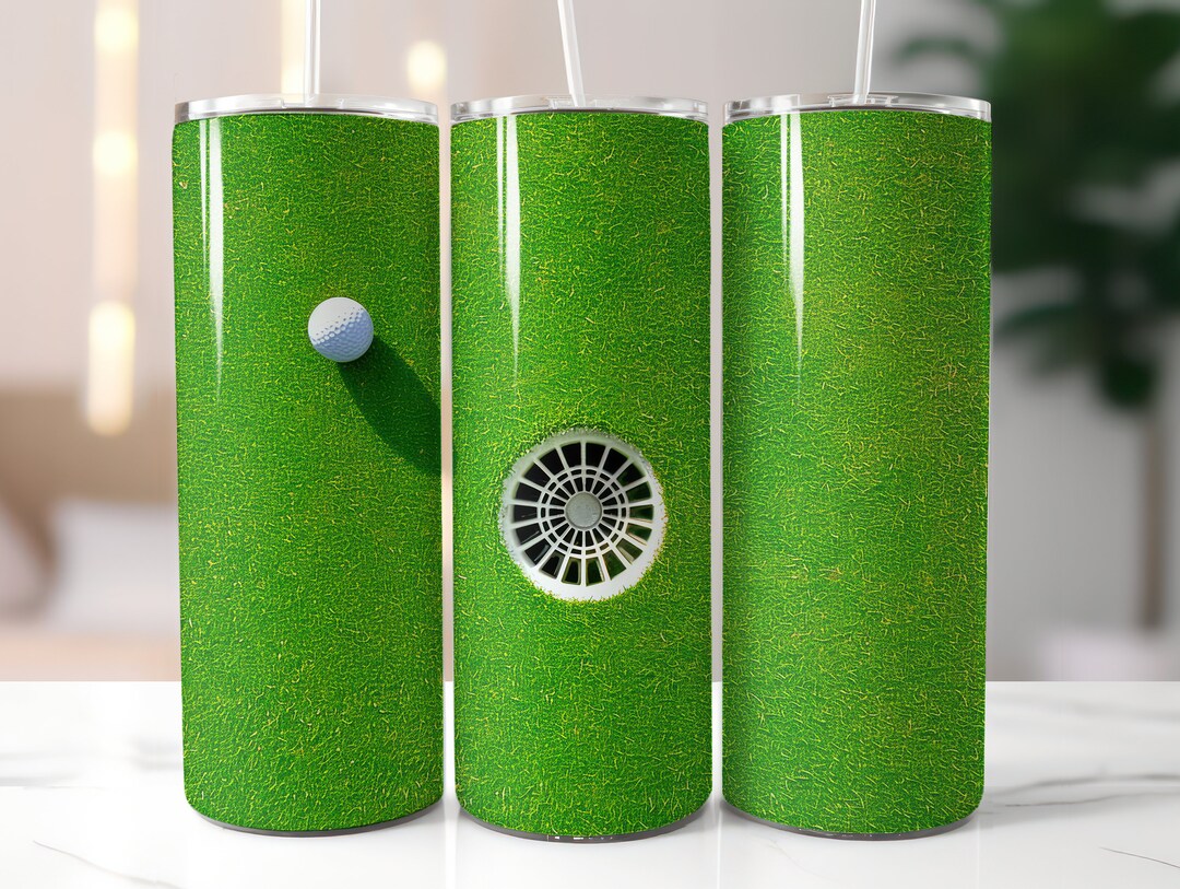Golf Tumbler Wrap 20oz Skinny Tumbler Sublimation Design Digital ...