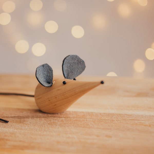 Wooden Mouse - Etsy UK