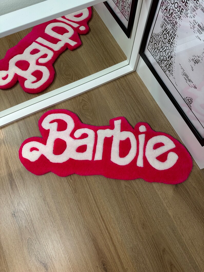 Barbie/ Custom Tufted Rug / Handmade, Soft and Fluffy, Housewarming ...