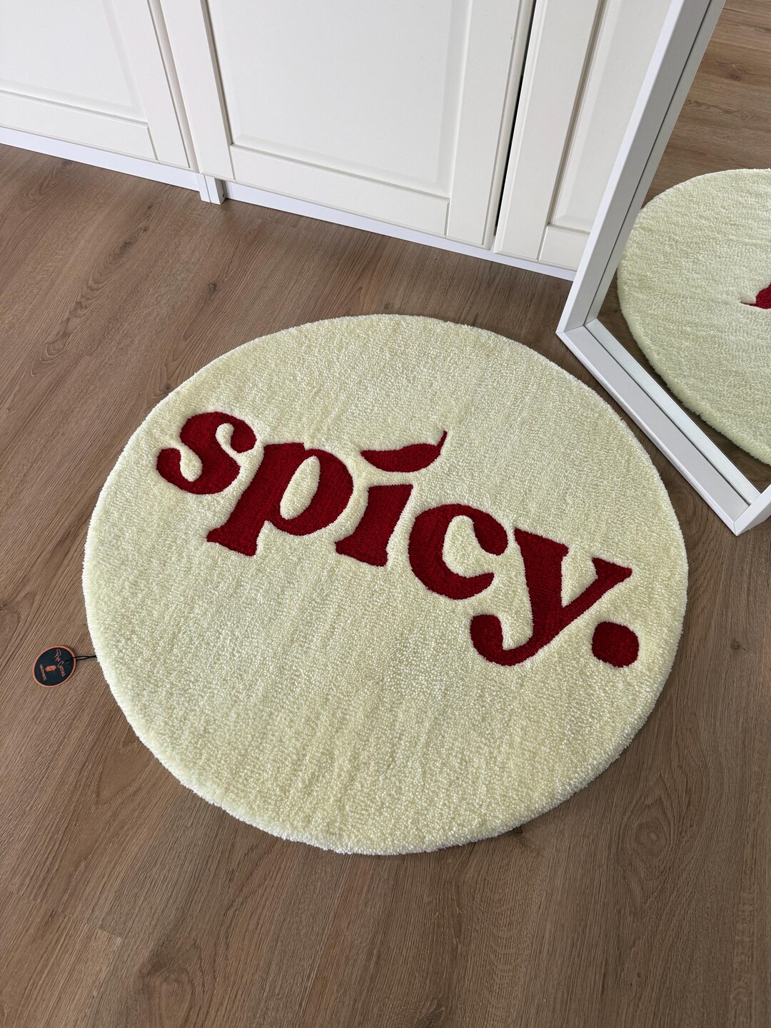 Tufting Rug,mirror Rug Fluffy Tufted Rug / %100 Handmade - Etsy