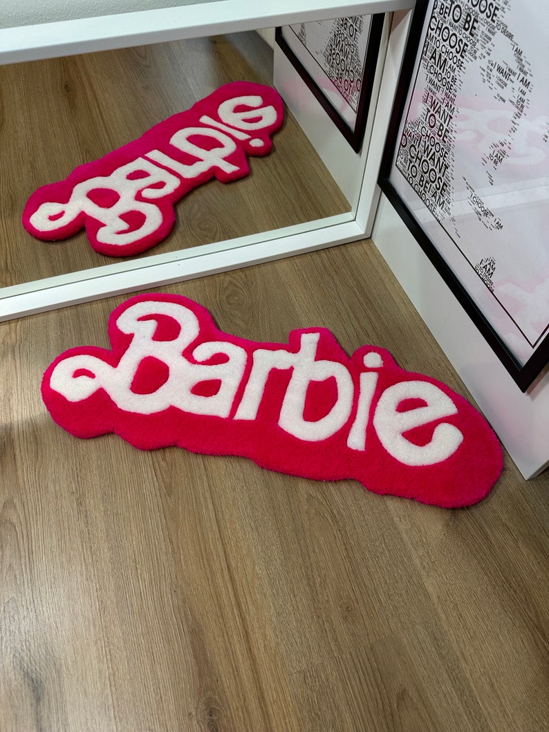 Barbie/ Custom Tufted Rug / Handmade, Soft and Fluffy, Housewarming ...