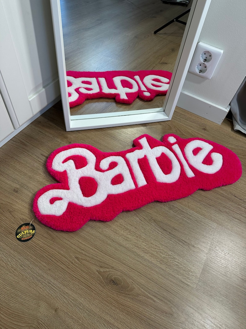 Barbie/ Custom Tufted Rug / Handmade, Soft and Fluffy, Housewarming ...