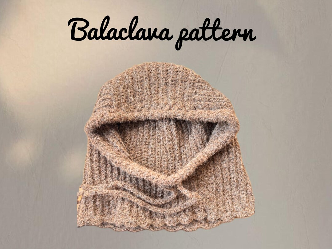 Crochet Balaclava Hood | Handmade Winter Headwear | Cozy & Warm - Etsy