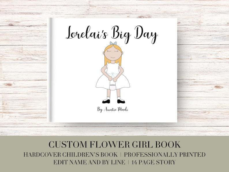 Custom Flower Girl Proposal Book, Flower Girl Gift, Wedding Party Gifts ...